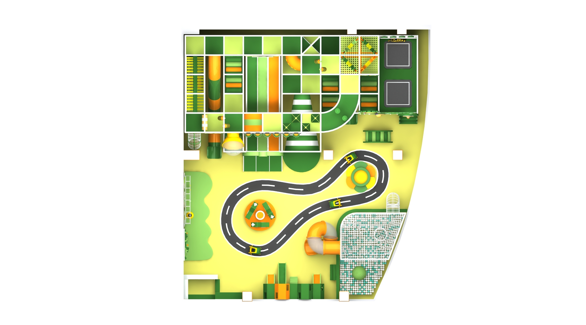 Kids Indoor Playground Jungle Theme | Custom Soft Play Structure